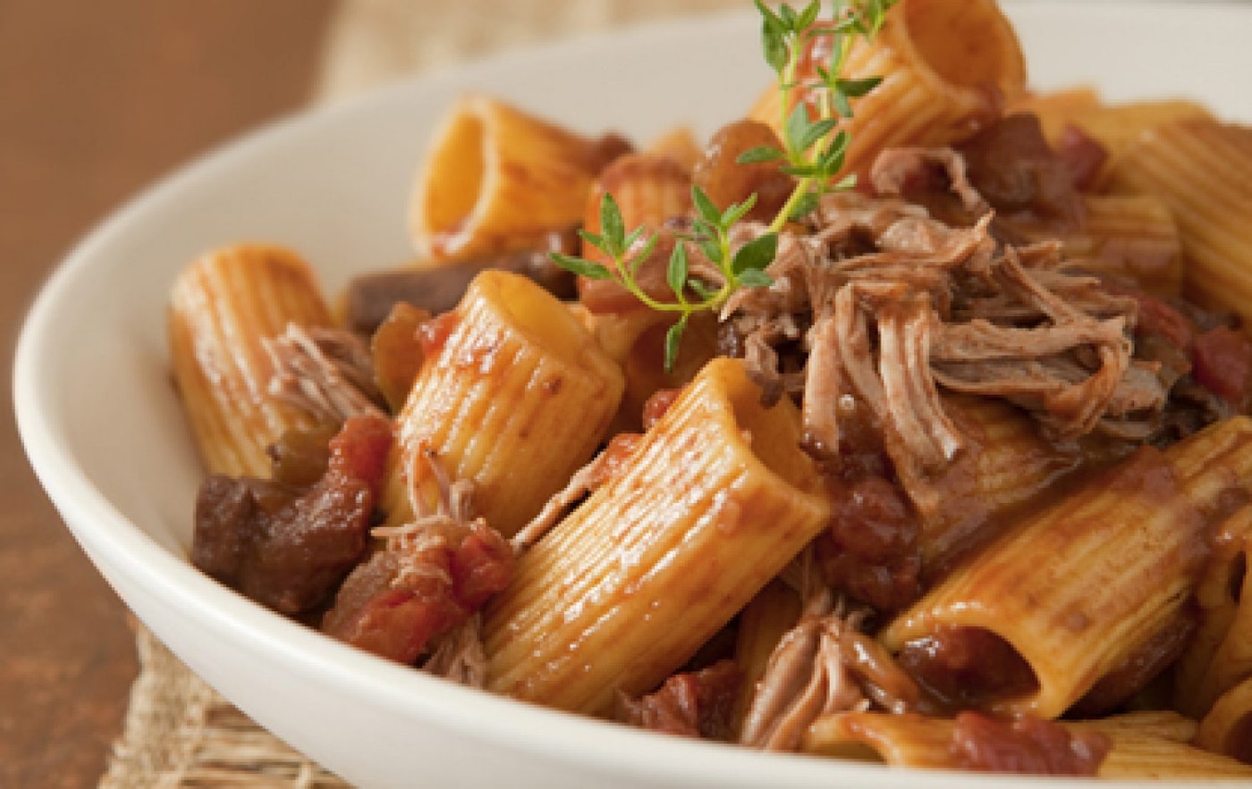 Duck and Porcini Ragu with Rigatoni - San Remo