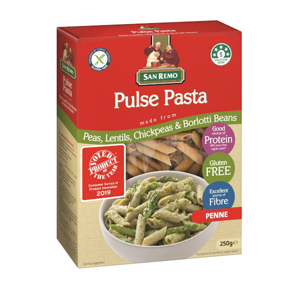 Pulse Pasta Penne with Eggplant, Tomato, Olive & Basil - San Remo