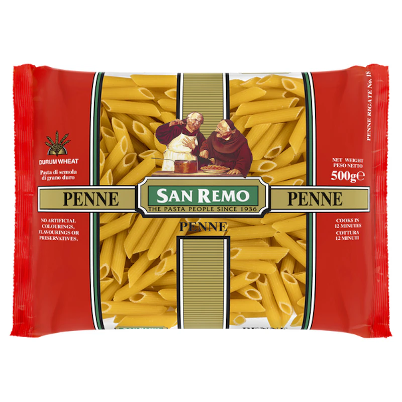 Pasta Napolitana with Penne - San Remo