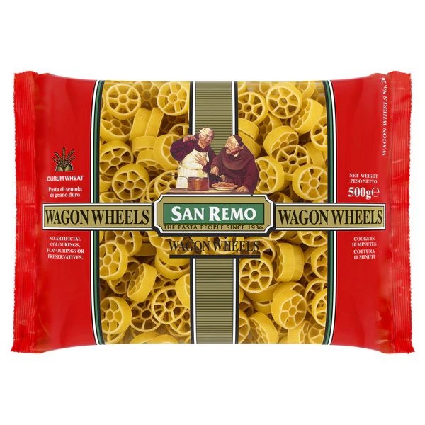 One Pot Chorizo & Chickpea, Wagon Wheel Pasta - San Remo