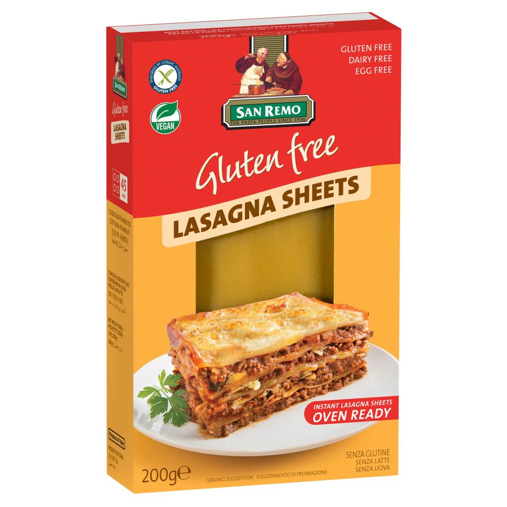 Gluten Free Lasagna San Remo