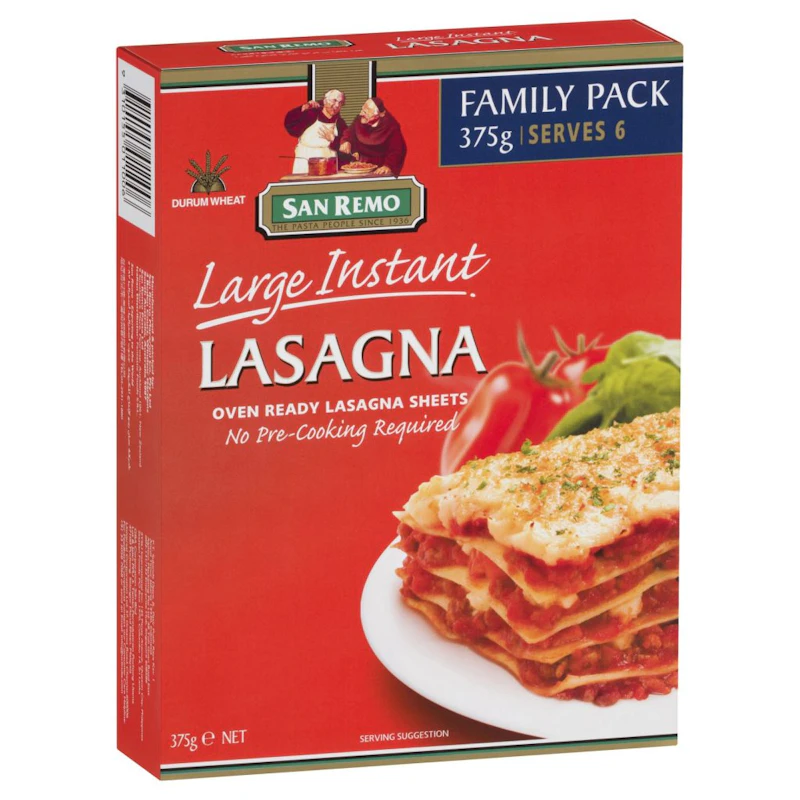 » Large Instant Lasagna