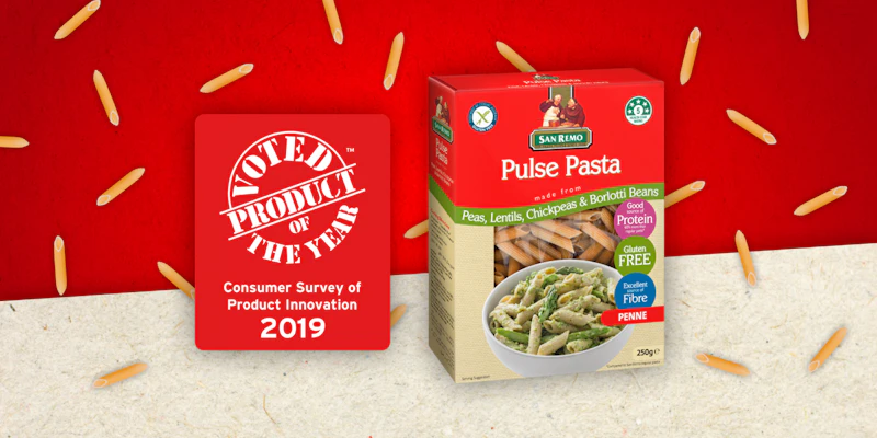 » San Remo Pulse Pasta voted Product of the Year 2019!