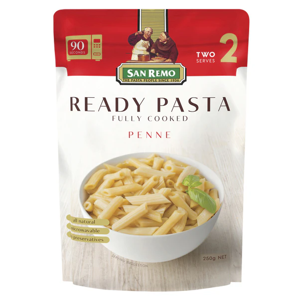 Ready Pasta Penne with Tomato Sugo - San Remo