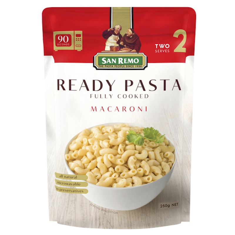 Ready Pasta Macaroni with Roasted Cauliflower, Chickpeas, Cucumber ...