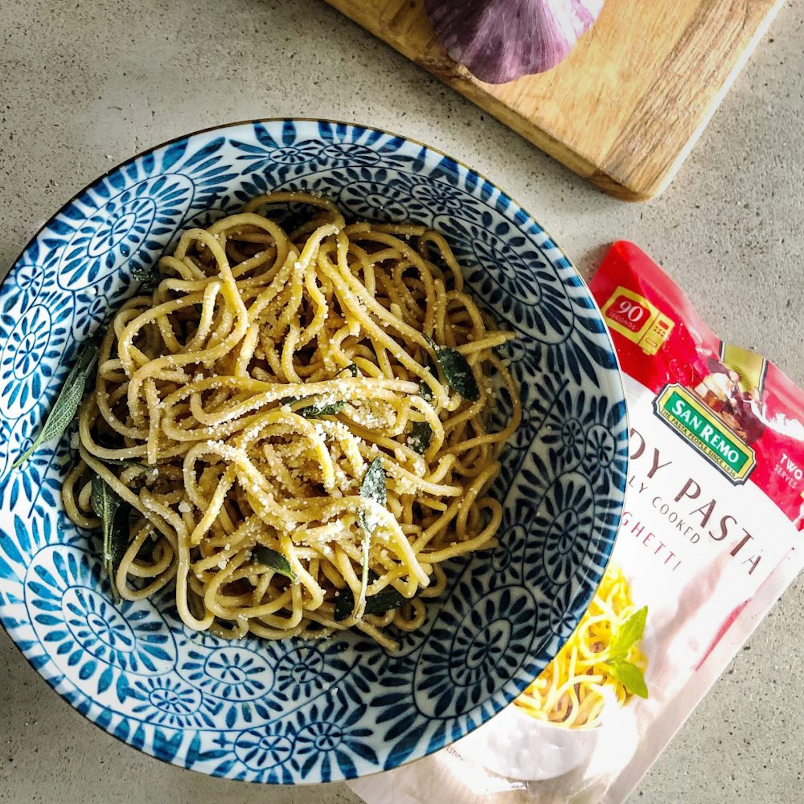 Ready Pasta Spaghetti with Burnt Butter & Sage - San Remo