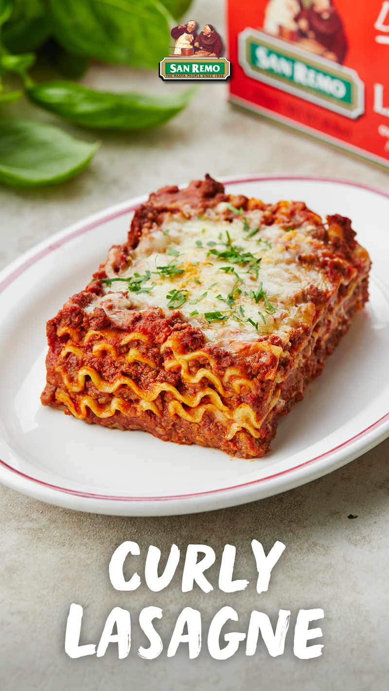 Classic Curly Lasagna - San Remo