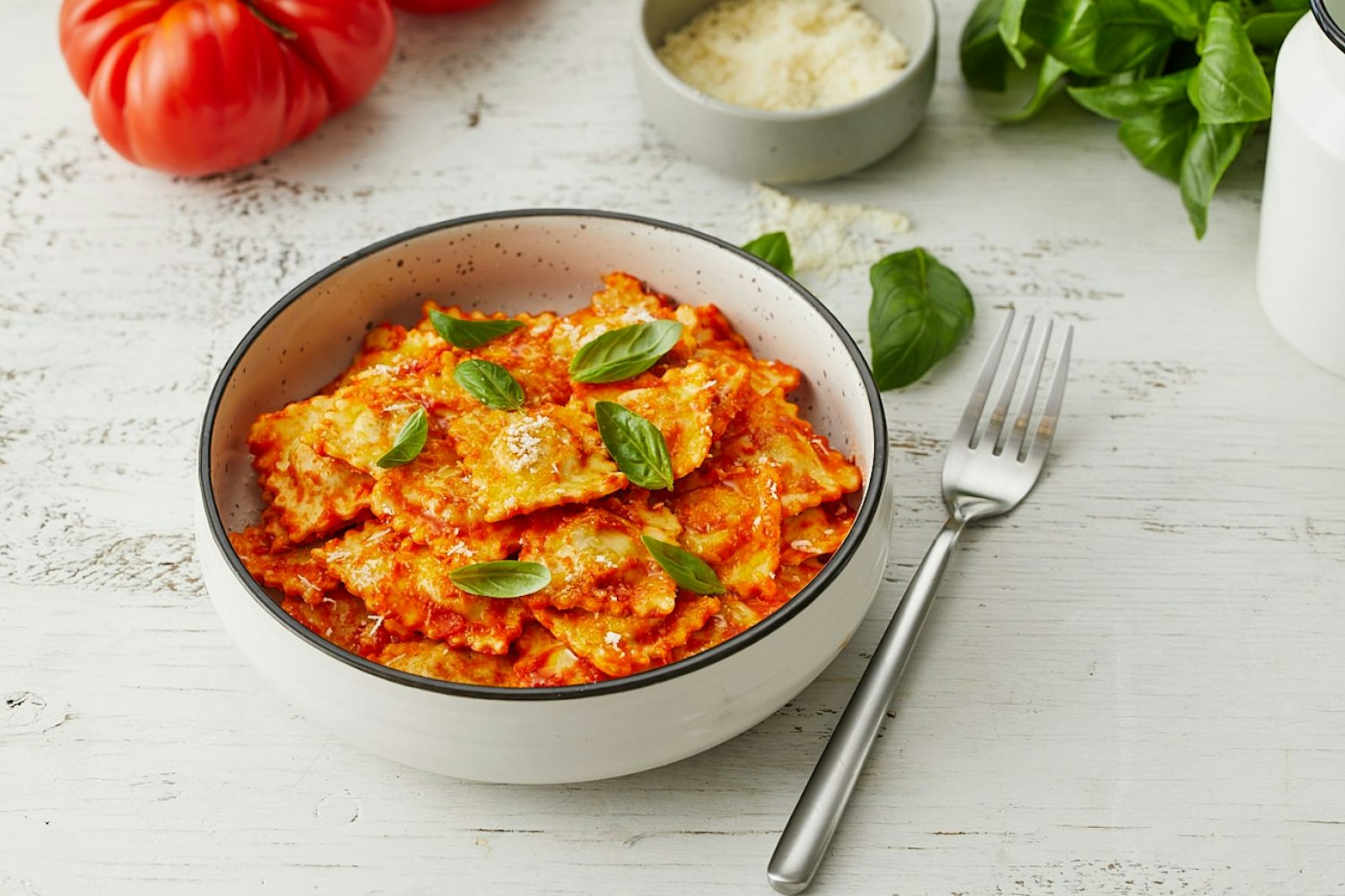 Beef Ravioli with Napolitana Sauce & Basil - San Remo
