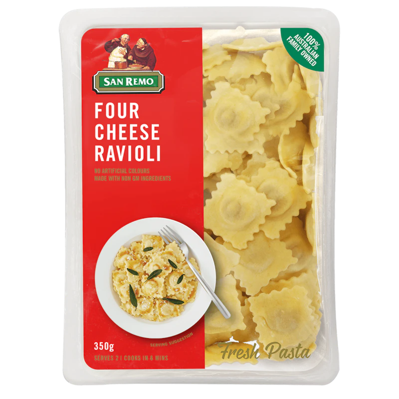 » Four Cheese Ravioli with Pesto