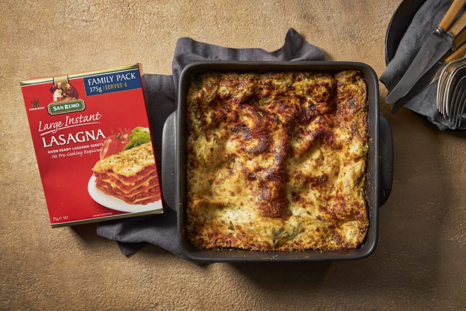 » Large Instant Lasagna