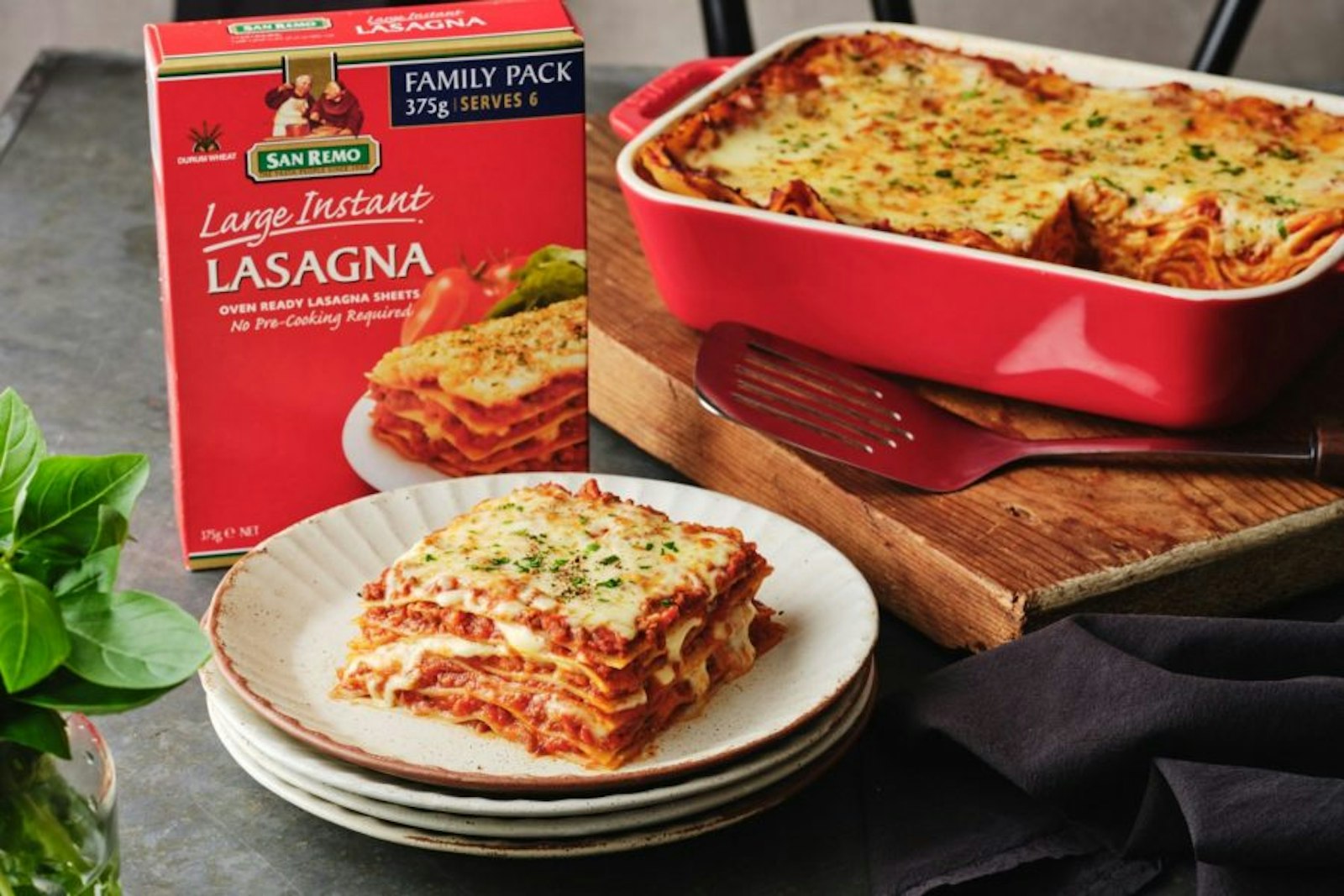 » Large Instant Lasagna