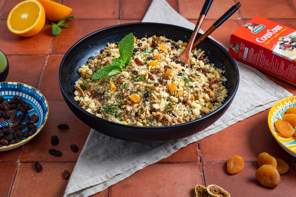 Moroccan CousCous with Dried Fruit and Nuts - San Remo