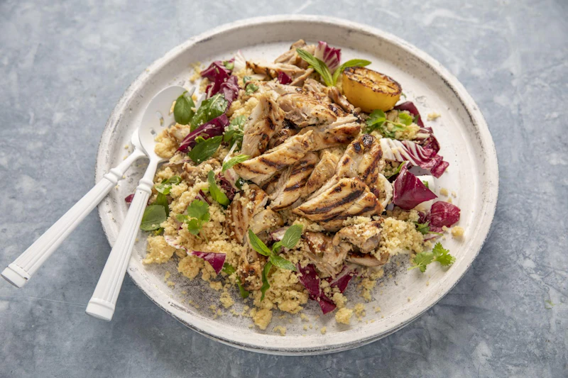 Blistered Corn, Almond & Lime Couscous - San Remo