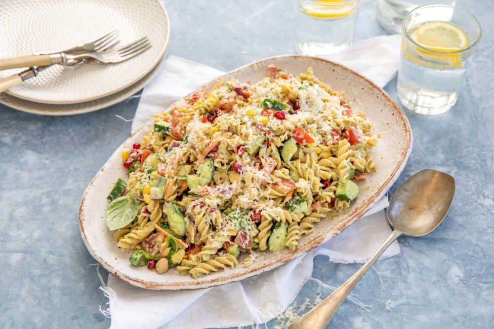 Rainbow Pulse Pasta Salad – Vibrant and Healthy