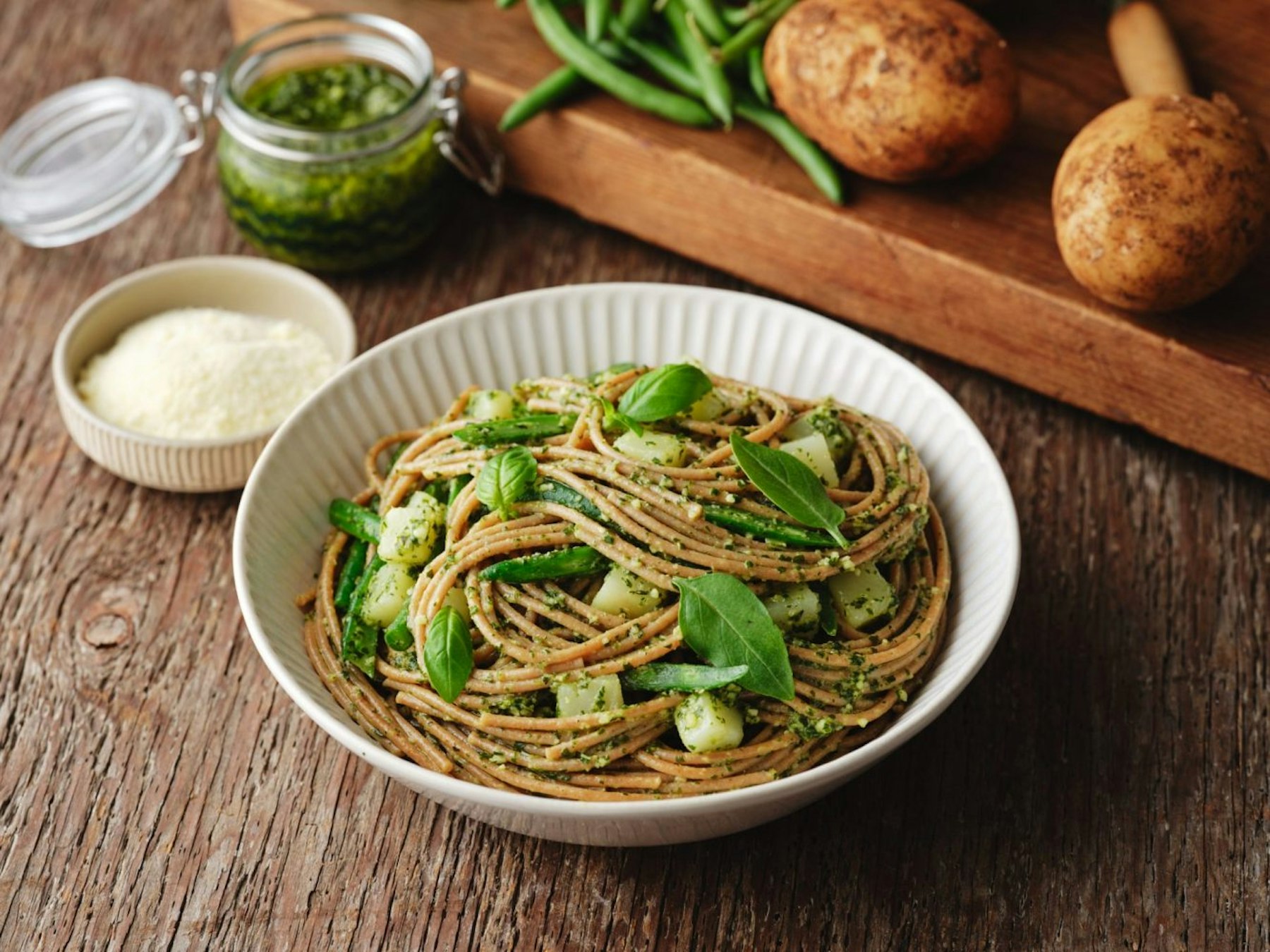 Wholemeal Spaghetti Genovese - San Remo