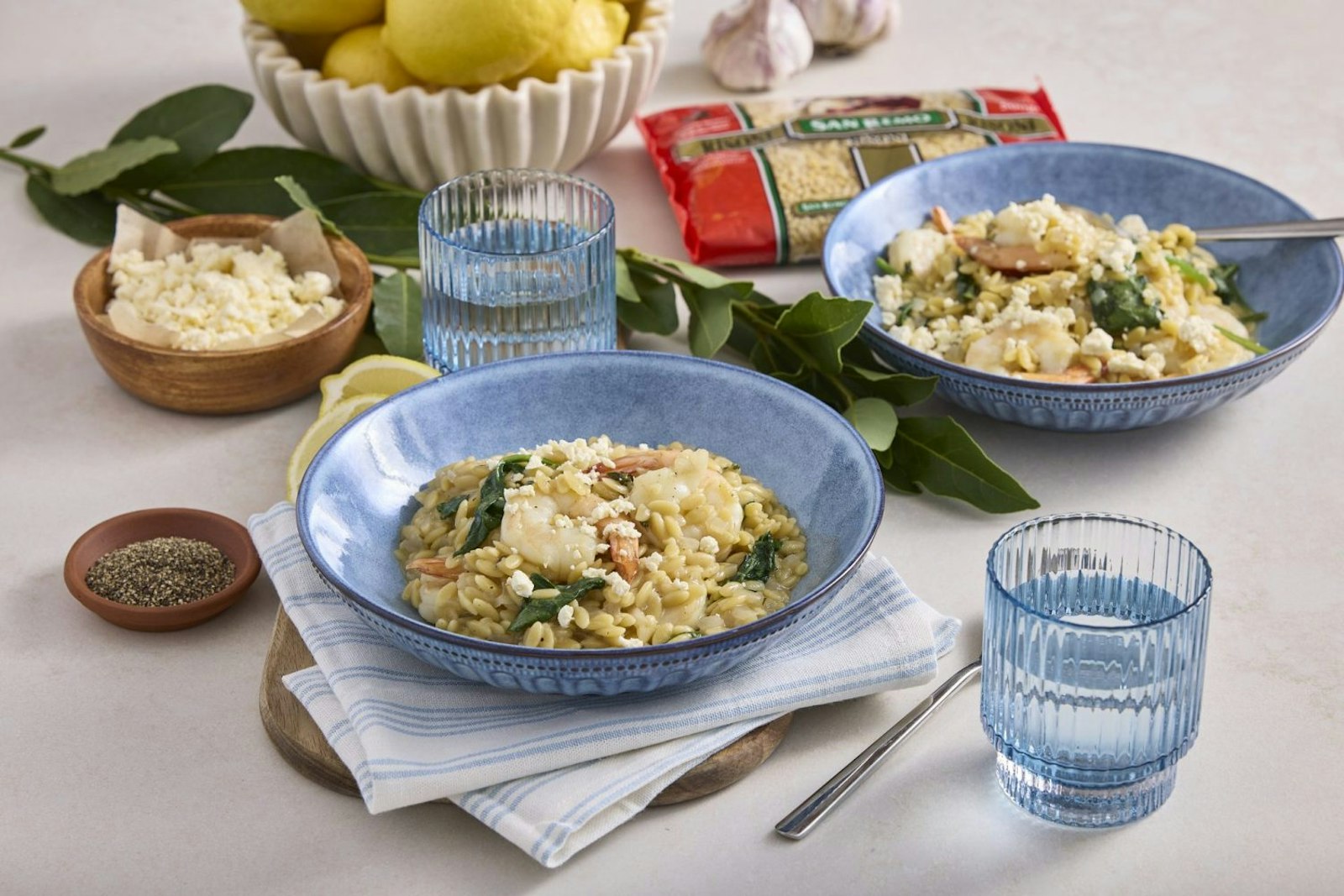 Lemon and Prawn Risoni - San Remo