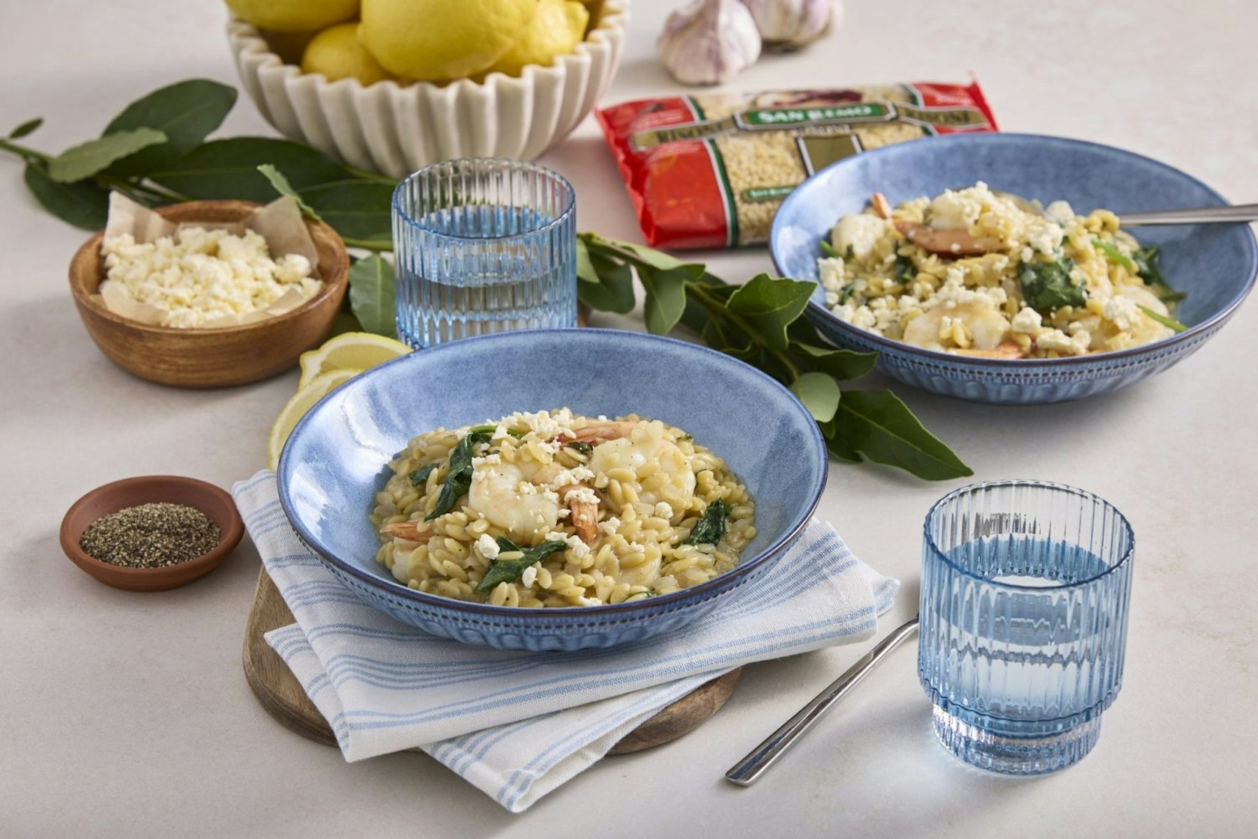 Lemon and Prawn Risoni - San Remo