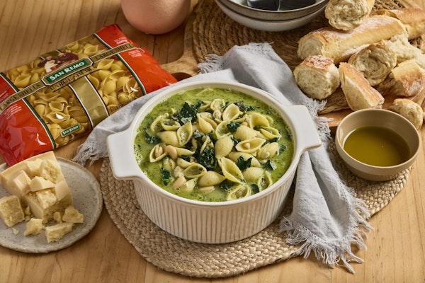 Creamy Tuscan Chicken Soup with San Remo Shells - San Remo