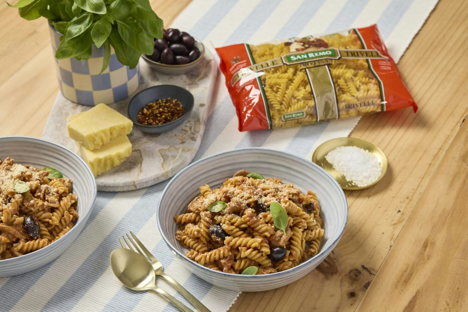 Family Friendly Creamy Rose Chicken with Trivelle - San Remo