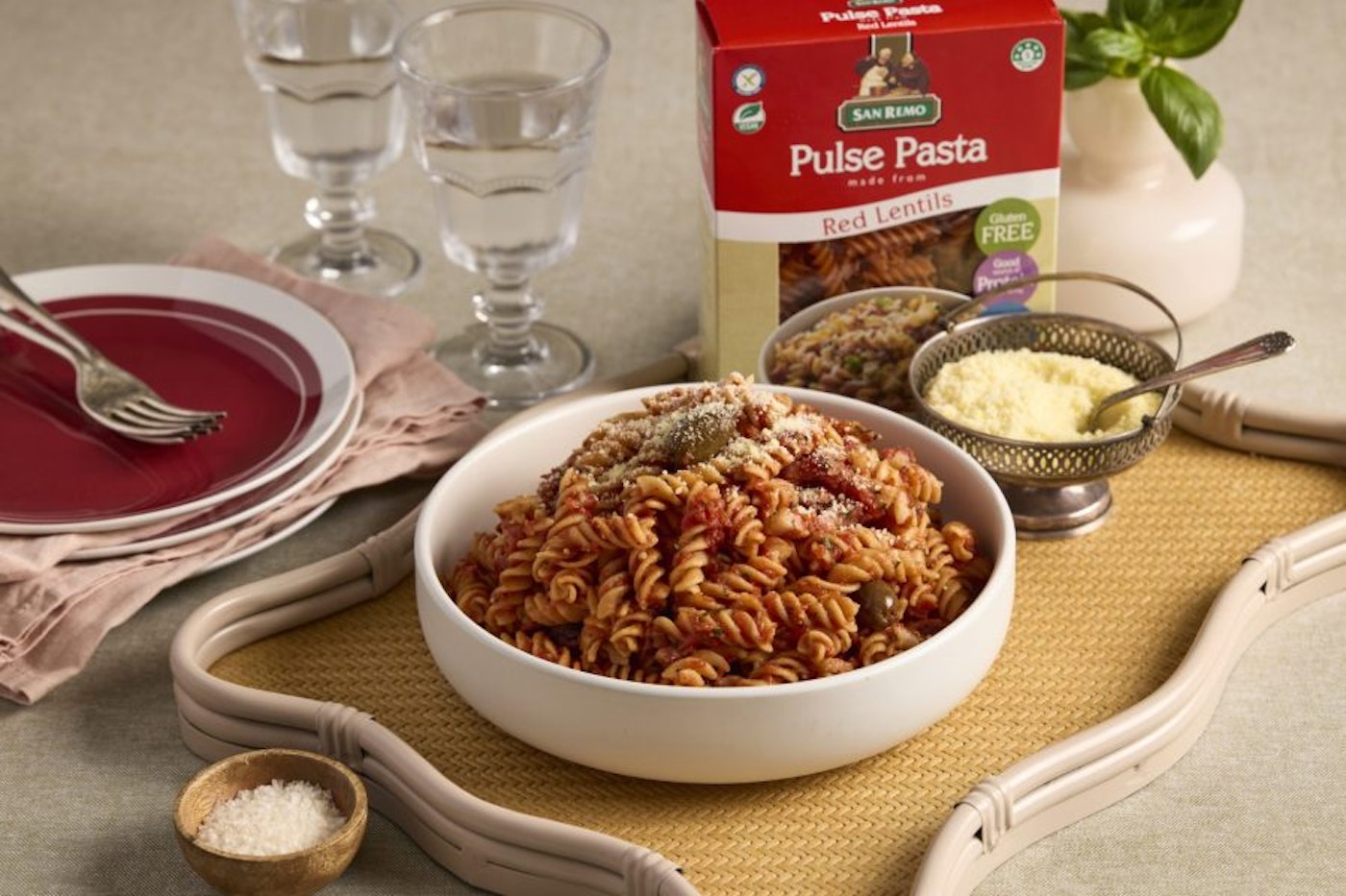 Pulse Pasta Red Lentil Spirals - San Remo